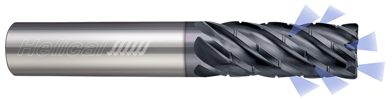 HELICAL End Mills for Titanium End Mill for Titanium - Roughers ...
